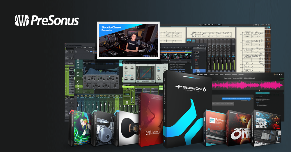 PreSonus | Studio One+ - Powered by MI7