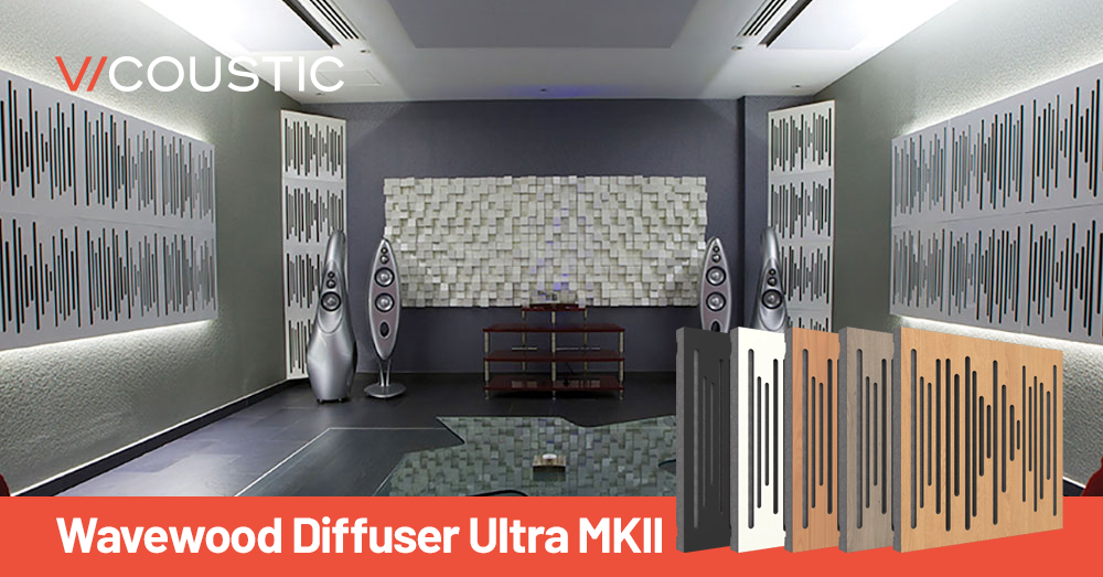 Vicoustic | Wavewood Diffuser Ultra MKII - 拡散と吸音の両方の性能を備えたパネル - powered ...